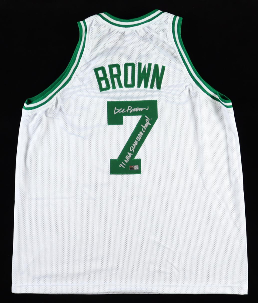 Dee Brown Signed Jersey Inscribed "91 NBA Slam Dunk Champ!" (TSE ...