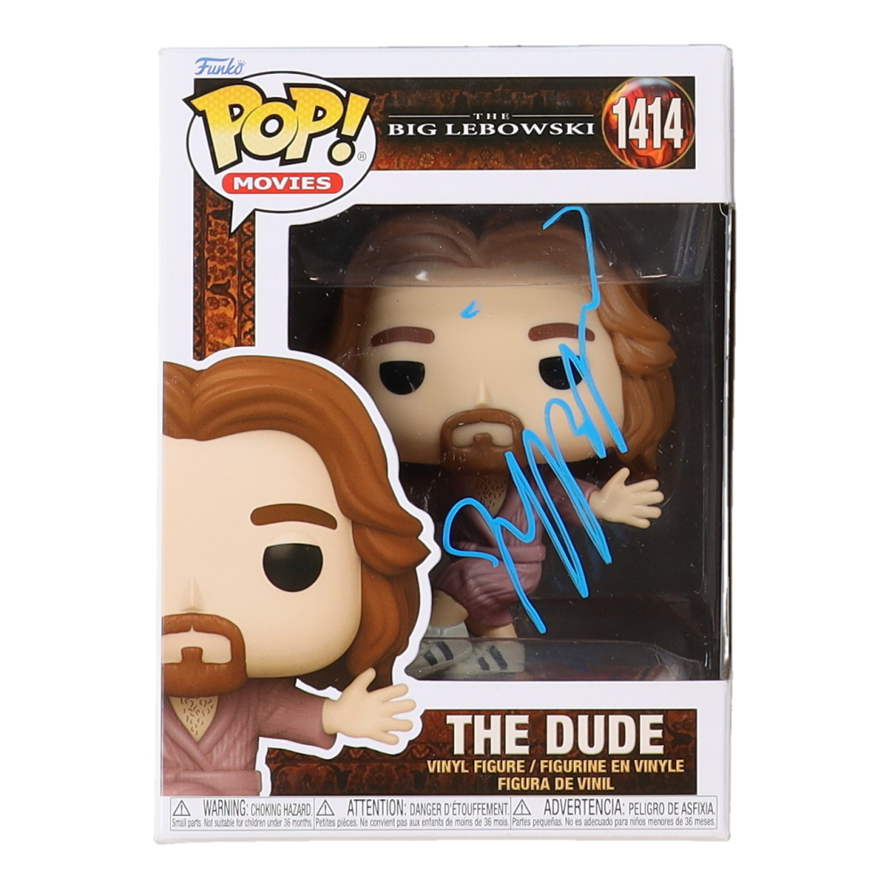 Jeff Bridges Signed "The Big Lebowski" #1414 The Dude Funko Pop! Vinyl ...
