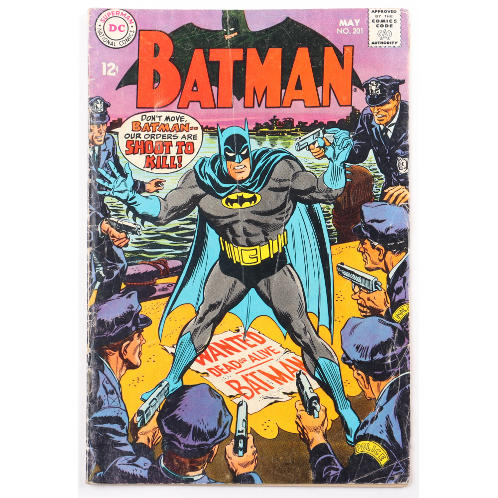 1968 "Batman" Issue #201 DC Comic Book | Pristine Auction