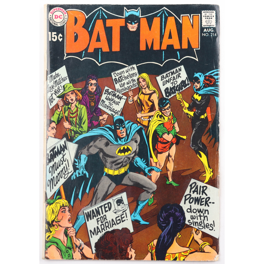 1969 "Batman" Issue #214 DC Comic Book | Pristine Auction