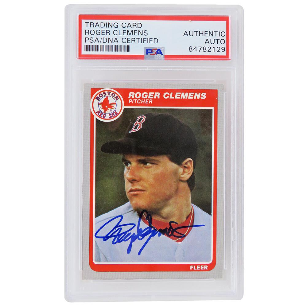 Roger Clemens Signed 1985 Fleer #155 (PSA) | Pristine Auction