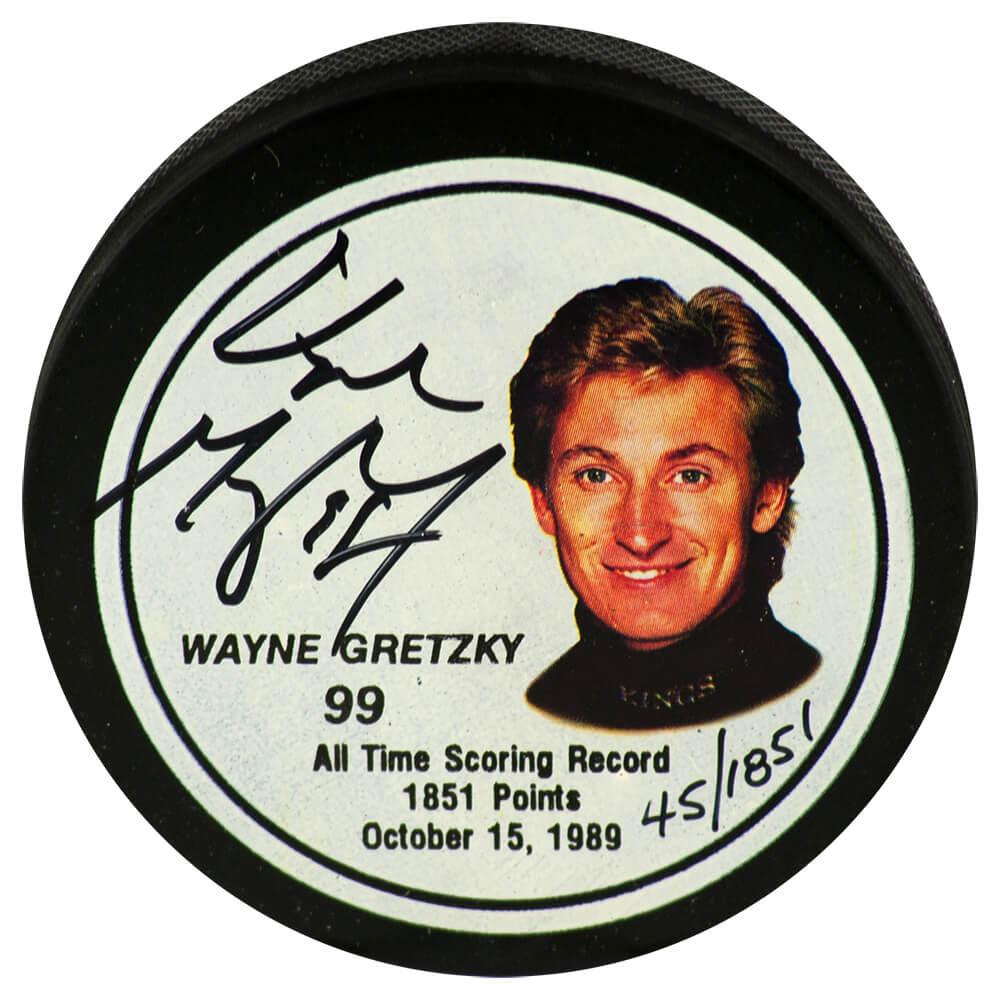 Wayne Gretzky Signed LE Kings "All-Time Scoring Record" Image Hockey ...