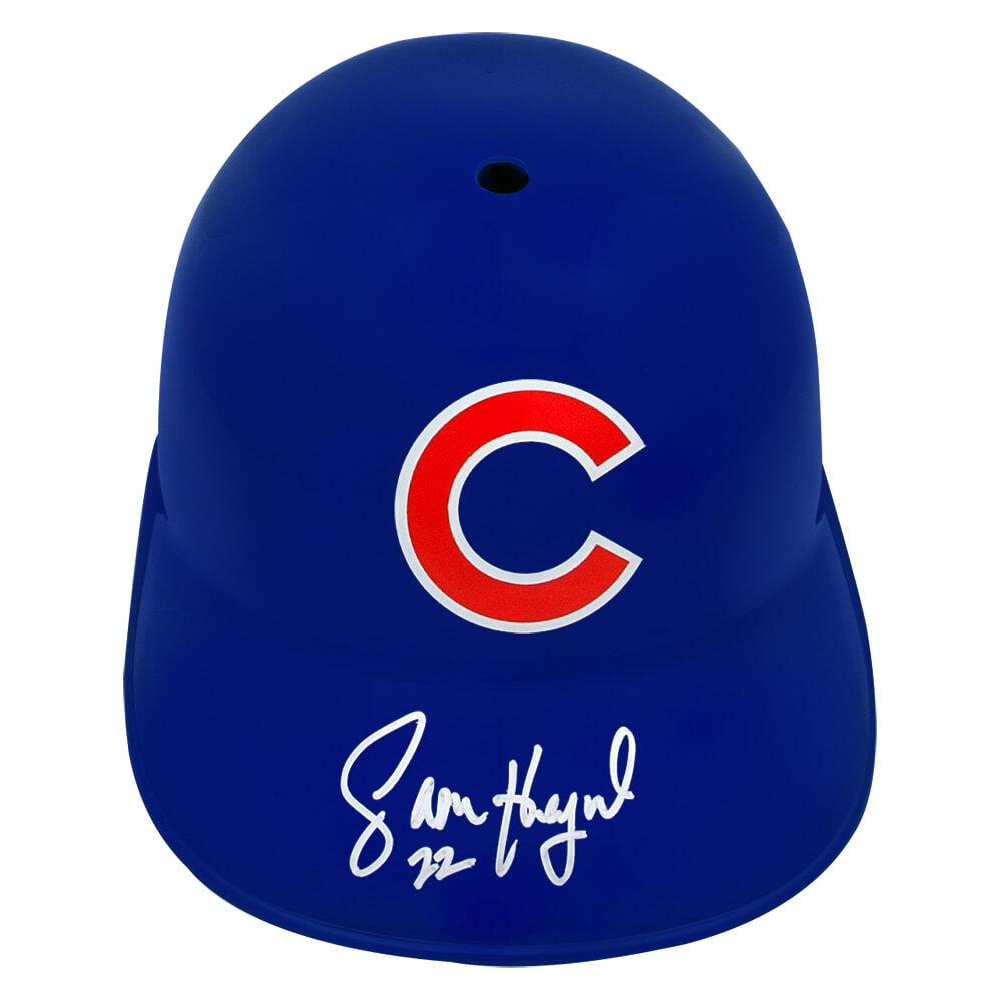 Jason Heyward Signed Cubs Full-Size Batting Helmet (Schwartz ...
