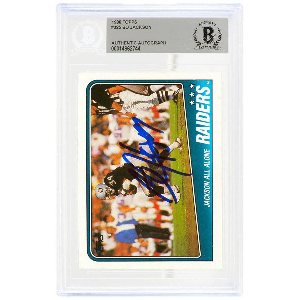 Bo Jackson Signed 1988 Topps #325 (BGS) | Pristine Auction
