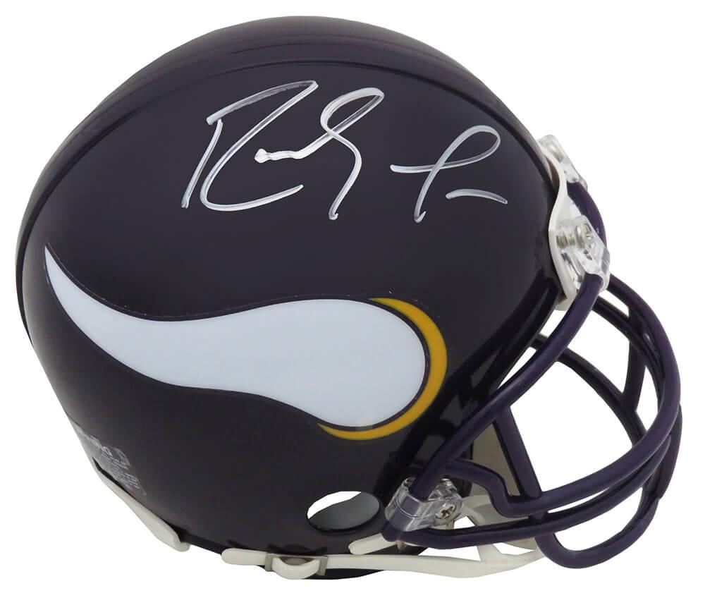 Randy Moss Signed Vikings Throwback Mini Helmet (Schwartz) | Pristine Auction