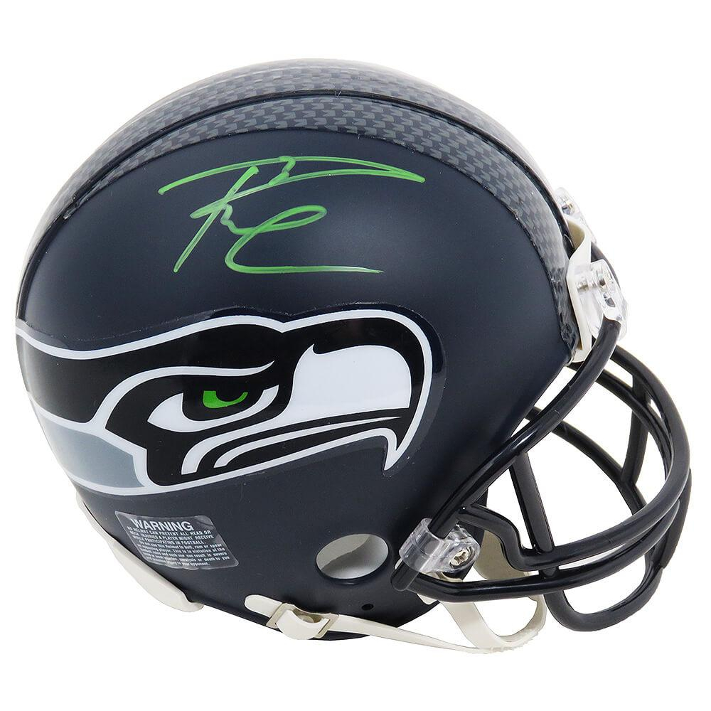 Russell Wilson Signed Seahawks Mini Helmet (Schwartz & Wilson ...