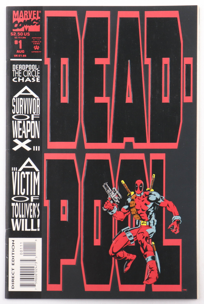 1993 "Deadpool: Circle Chase" Issue #1 Marvel Comic Book | Pristine Auction