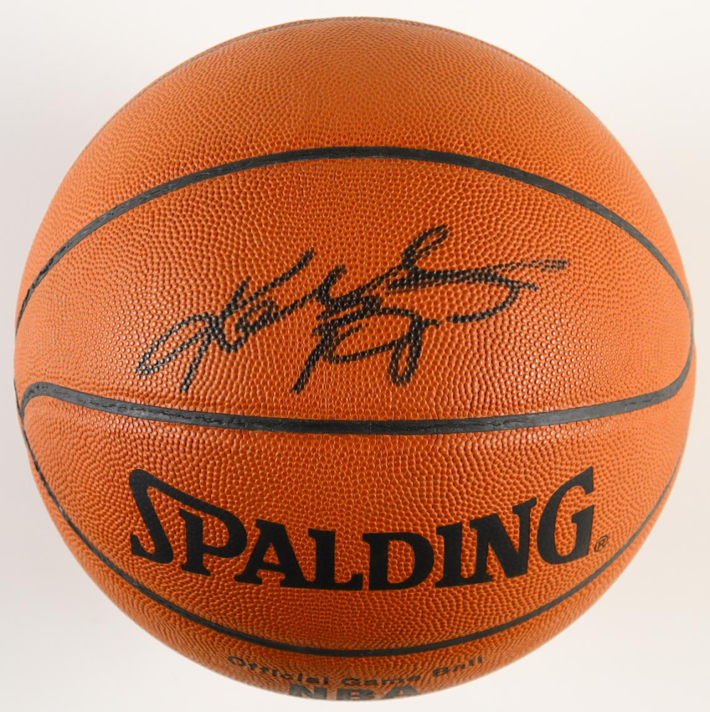 Kobe Bryant Signed Official NBA Game Ball With Display Case (PSA ...