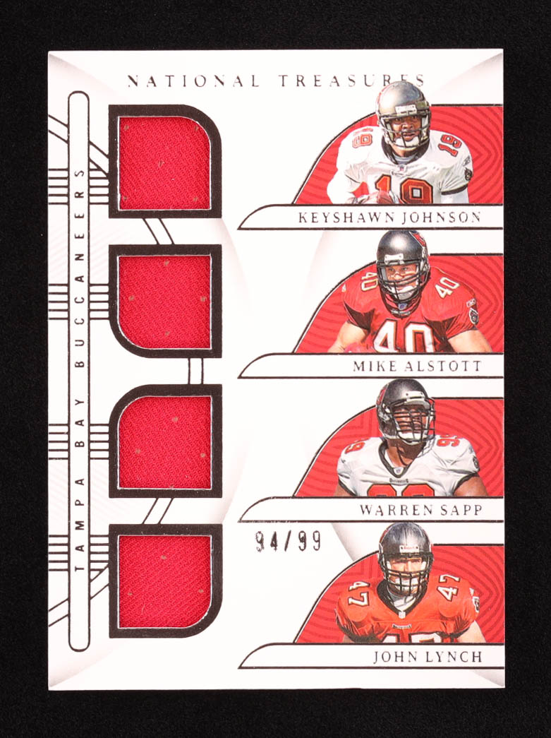 Keyshawn Johnson / John Lynch / Mike Alstott / Warren Sapp 2022 Panini ...