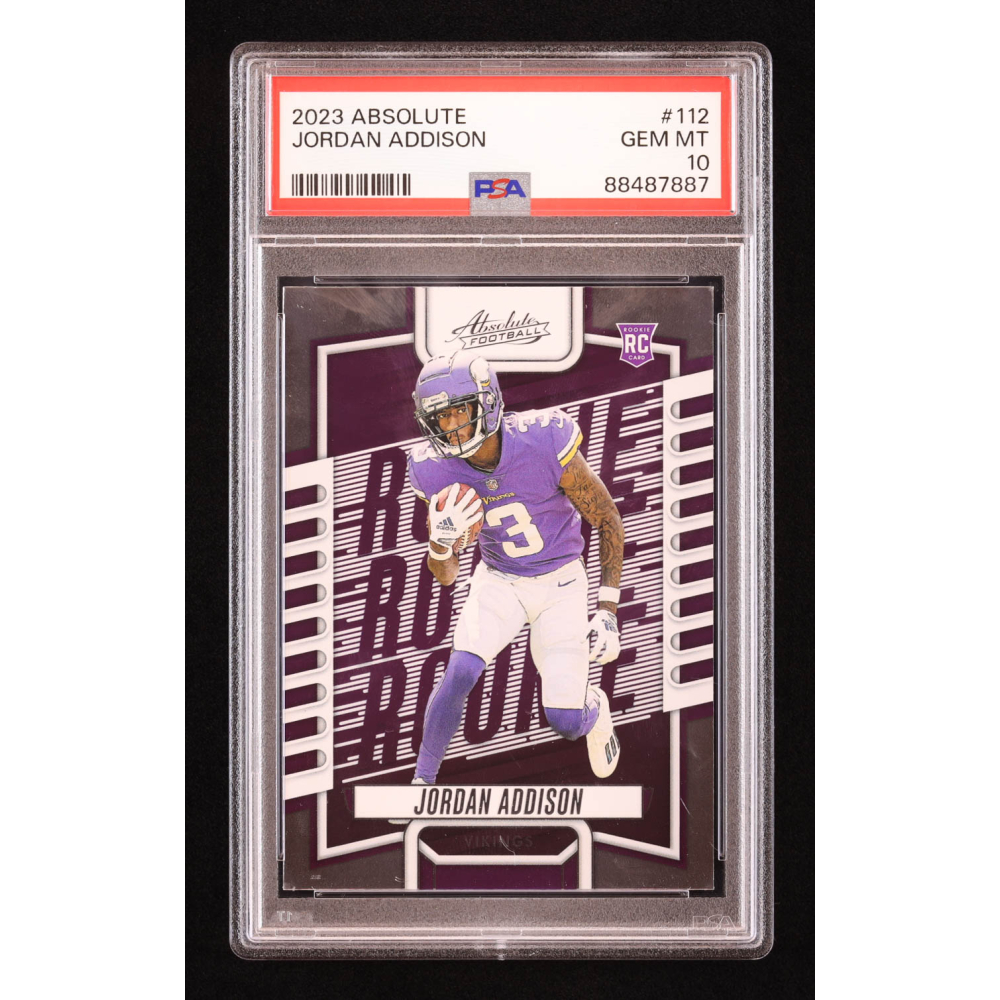 Jordan Addison 2023 Absolute #112 RC (PSA 10) | Pristine Auction