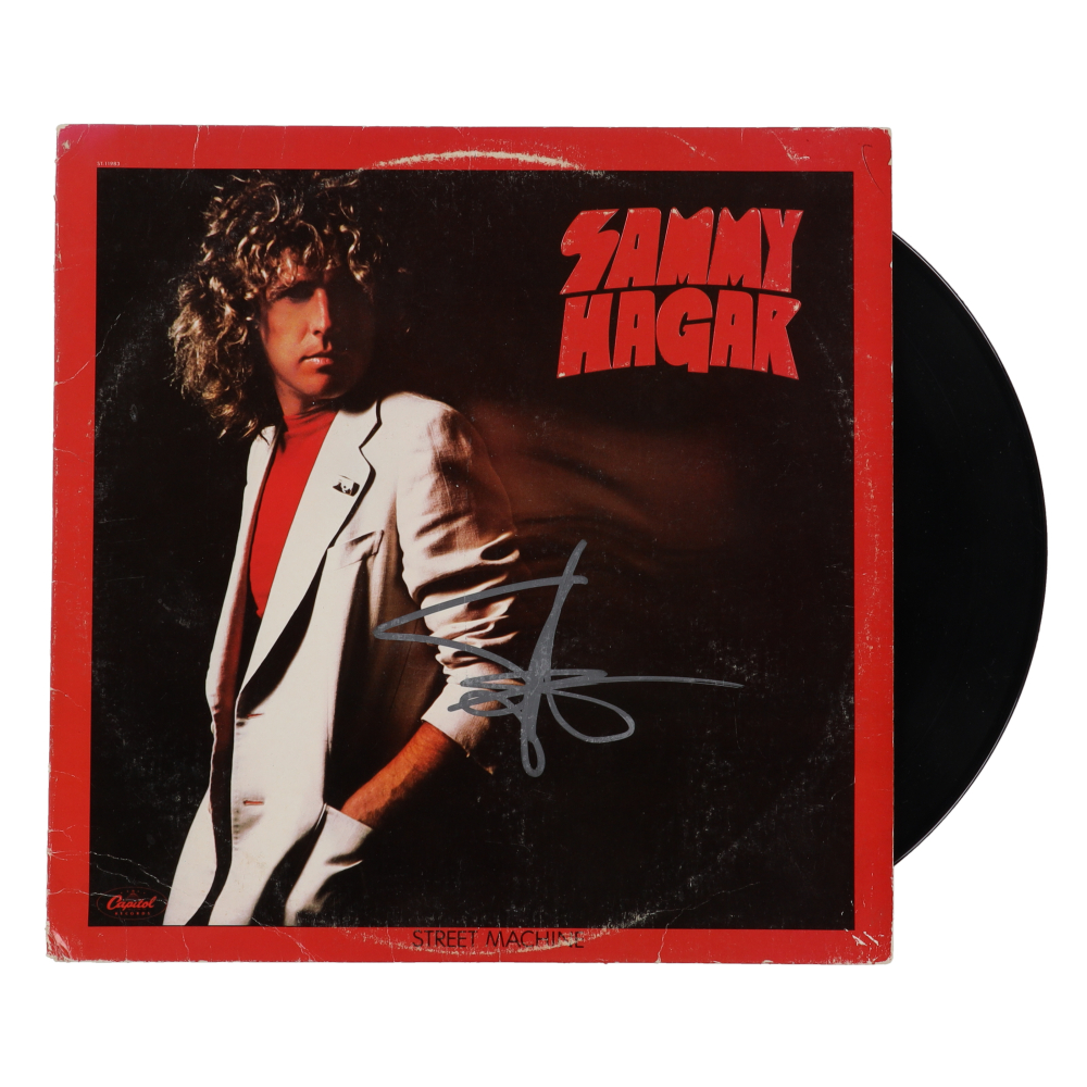 Sammy Hagar Signed "Street Machine" Vinyl Record Album (PSA) | Pristine ...