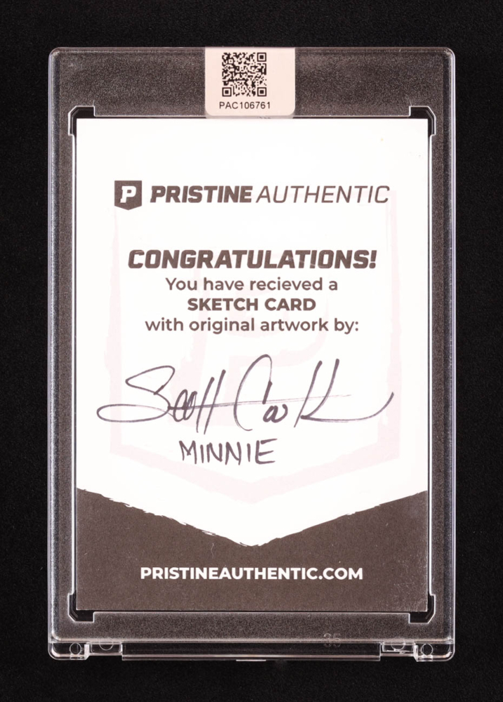 Minnie Mouse | Disney | Original Art Sketch Card by Scott Cook (1/1 ...