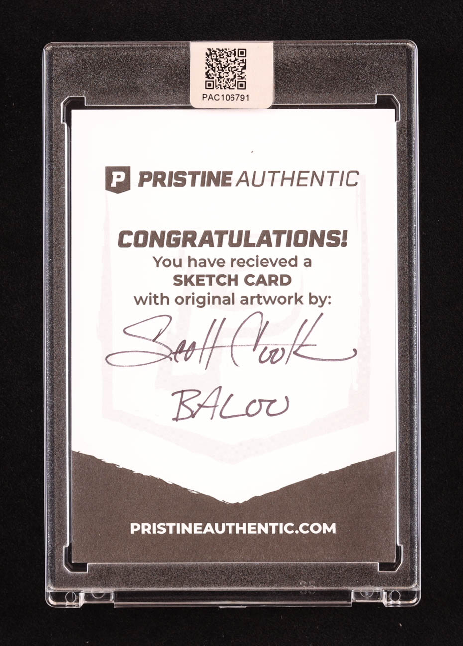 Baloo | Disney | Original Art Sketch Card by Scott Cook (1/1 Original ...