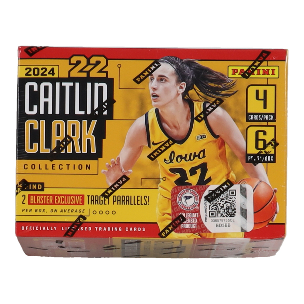 2024 Panini Caitlin Clark Collection Basketball Blaster Box With (6 ...