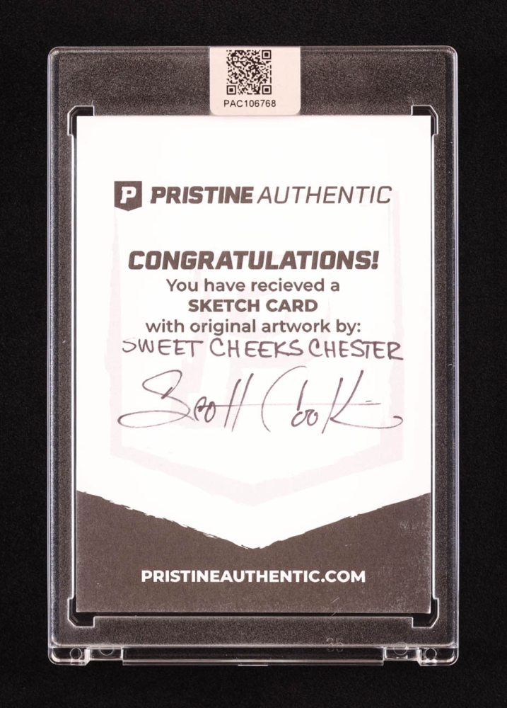 Sweet Cheeks Chester | Disney | Original Art Sketch Card by Scott Cook ...