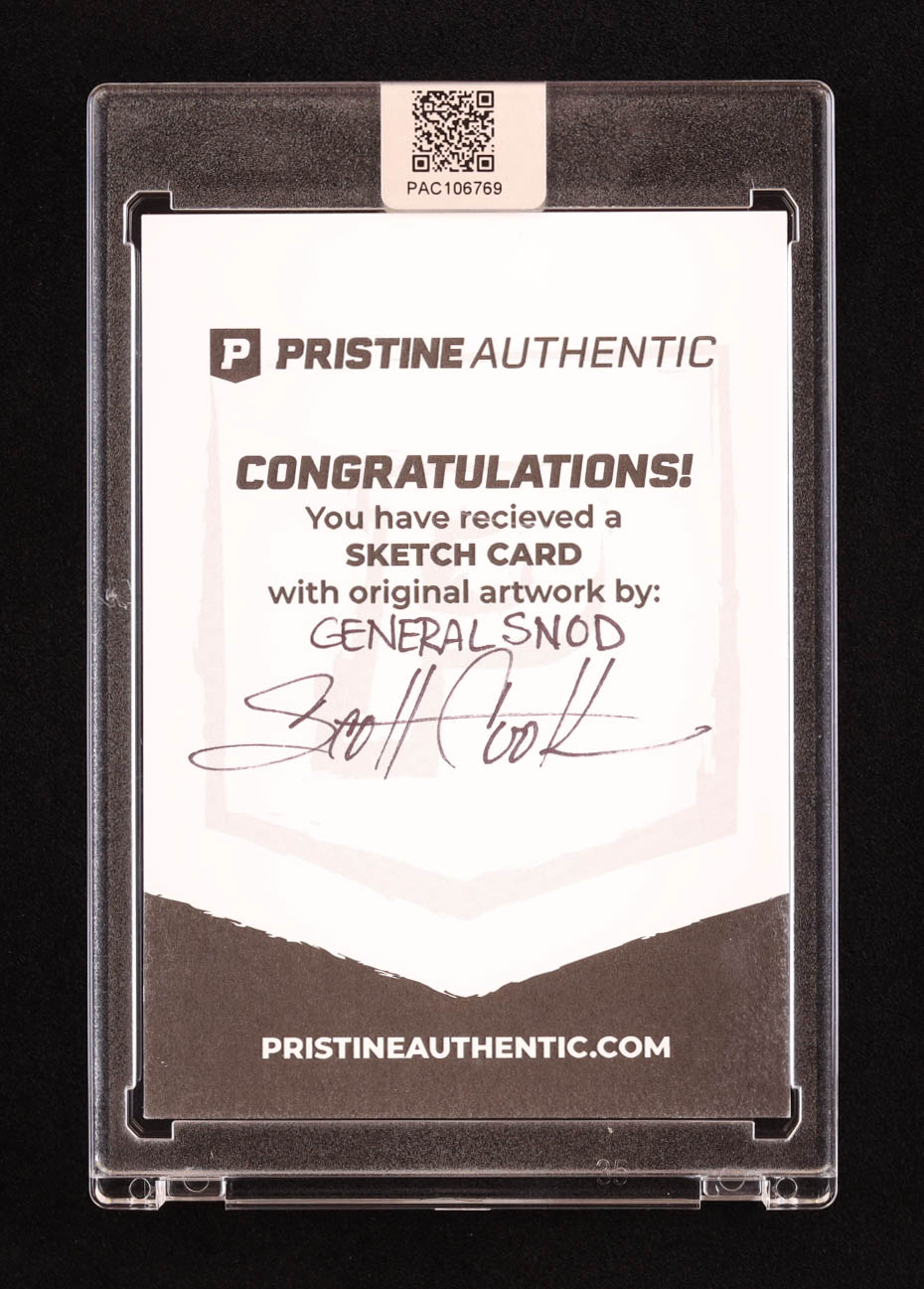 General Snod | Disney | Original Art Sketch Card by Scott Cook (1/1 Original Art) | Pristine Auction