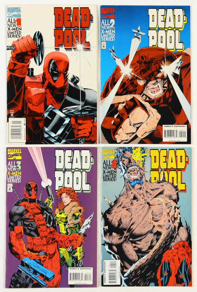 Complete Set of (4) 1994 "Deadpool: X-Men Limited Series" Issue #1-4 ...