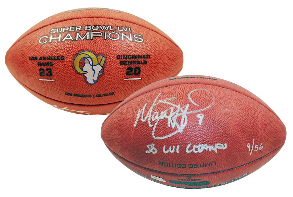 Matthew Stafford Signed LE "The Duke" Super Bowl LVI Logo NFL Official ...