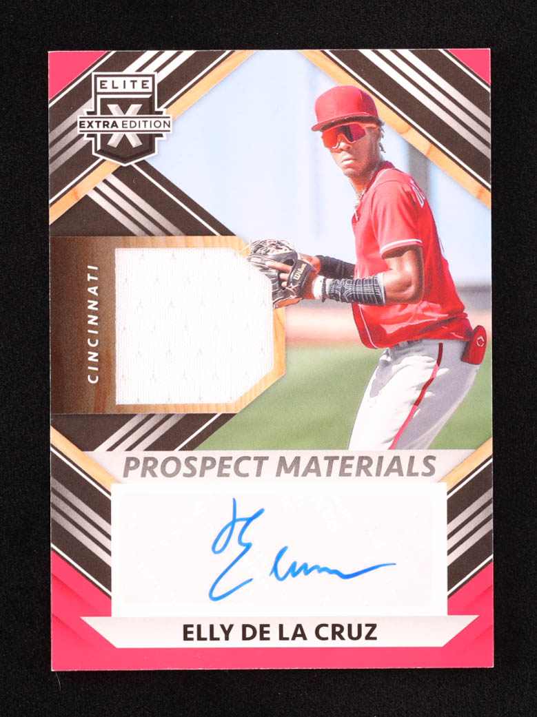 Elly De La Cruz 2022 Elite Extra Edition Prospect Materials Signatures ...