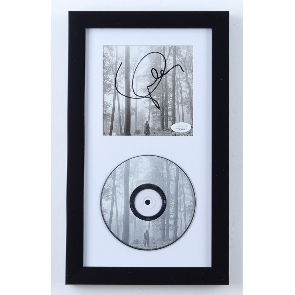 Taylor Swift Signed "Folklore" Custom Framed CD Album Insert Display ...