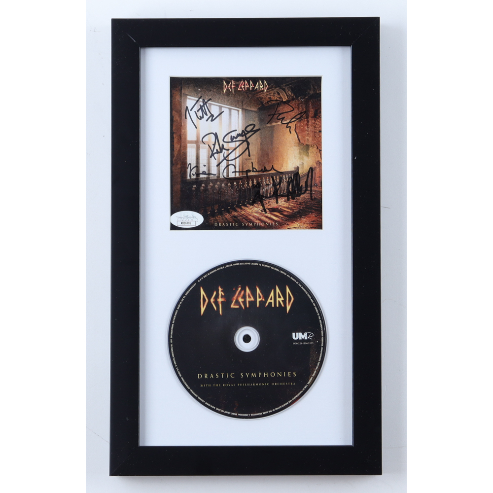 Def Leppard "Drastic Symphonies" Custom Framed CD Album Insert Display ...