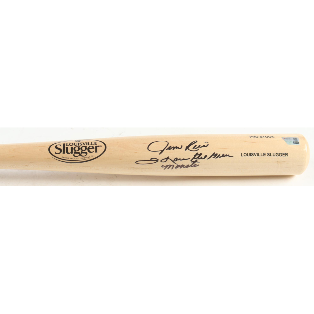 Jim Rice Signed Louisville Slugger Baseball Bat Inscribed "I Love The ...