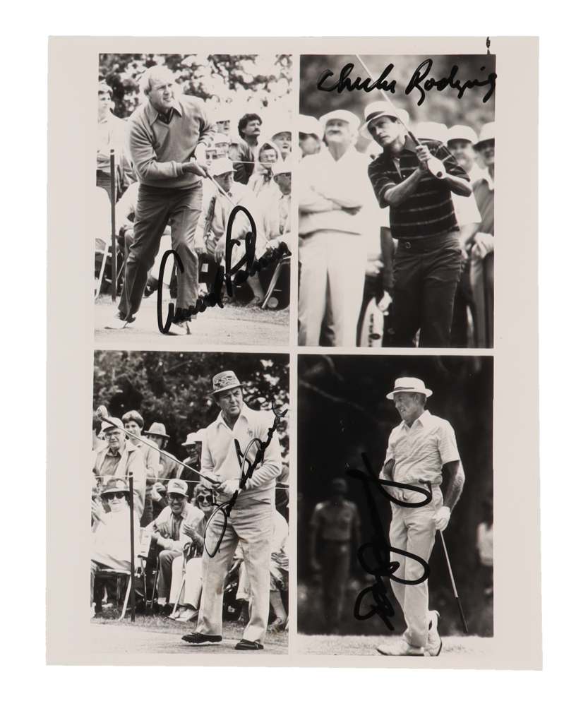 Arnold Palmer, Sam Snead, Chi-Chi Rodríguez & Janet January Signed 7x9 ...