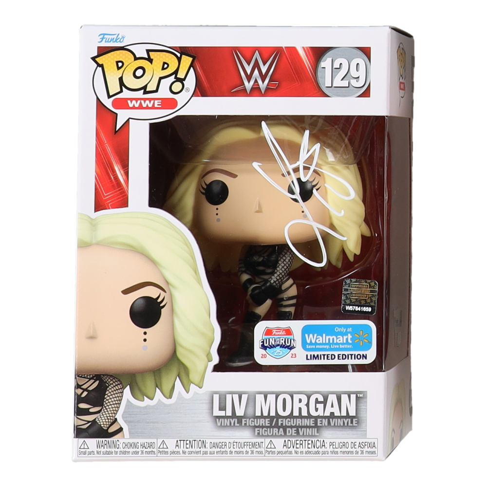 Liv Morgan Signed "WWE #129 Funko Pop! Vinyl Figure (Fanatics ...
