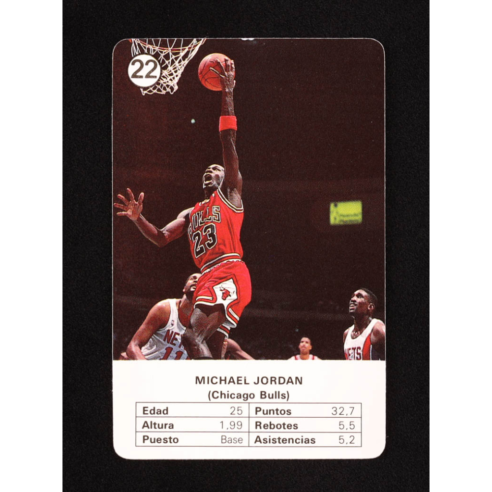 Michael Jordan 1988 Fournier NBA Estrellas #22 | Pristine Auction