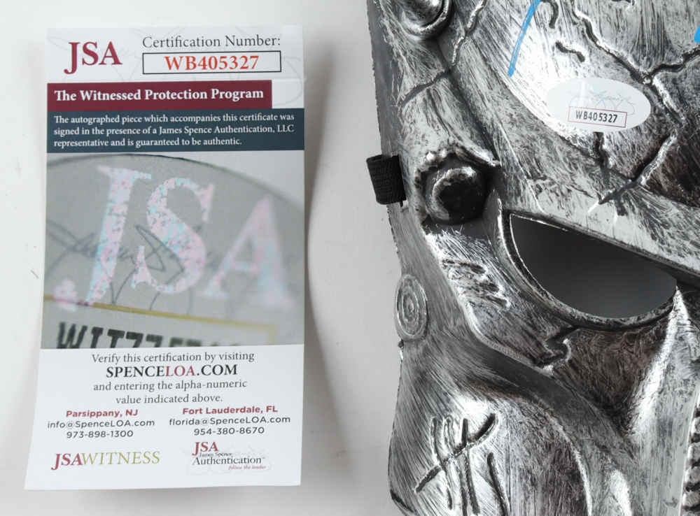 Brian A. Prince Signed "Predator" Mask with Hand-Drawn Predator Sketch ...