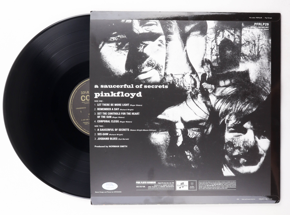 Roger Waters Signed Pink Floyd Self-Titled Vinyl Record Album (PSA ...