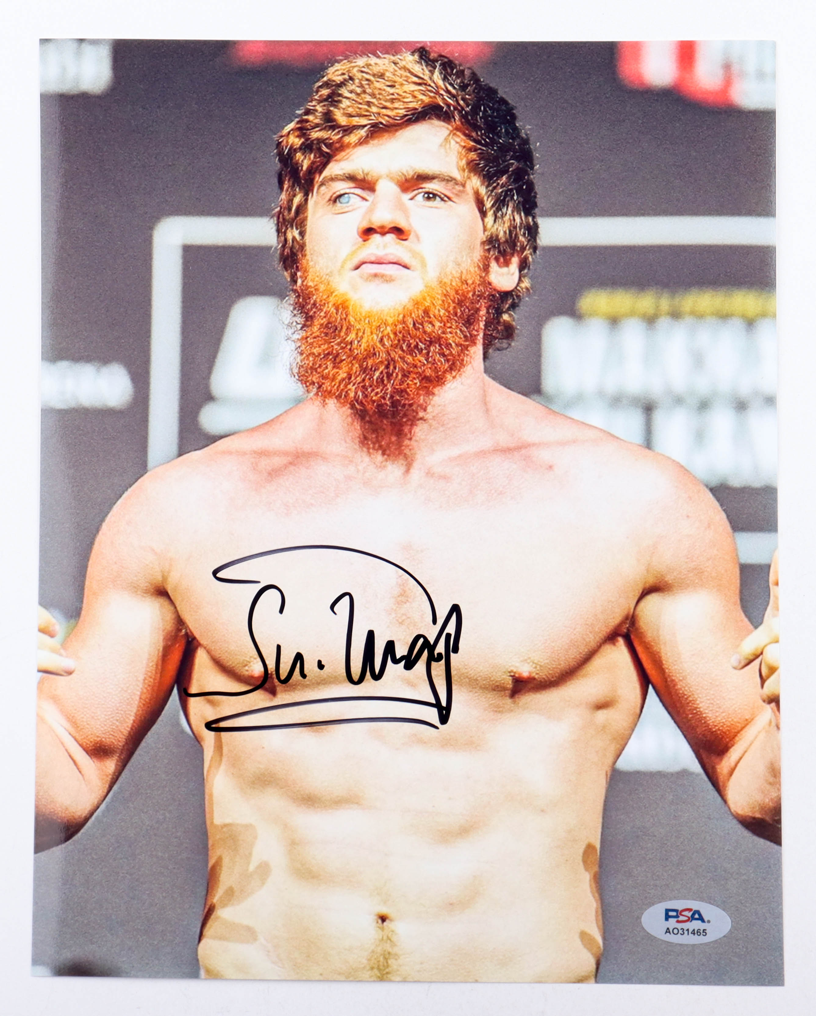 Sharabutdin Magomedov Signed UFC 8x10 Photo (PSA) | Pristine Auction