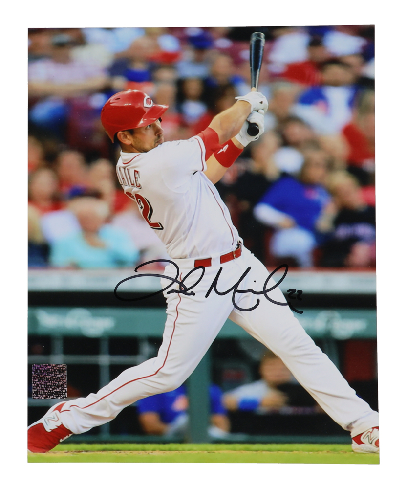 Luke Maile Signed Reds 8x10 Photo (Playball Ink) | Pristine Auction