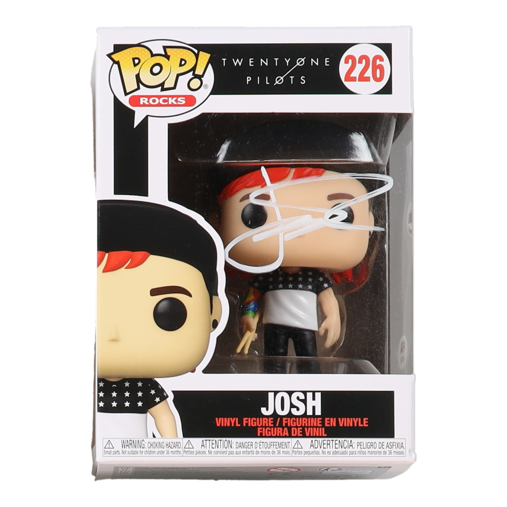 Josh Dun Signed Twenty One Pilots #226 Josh Funko Pop! Rocks Vinyl ...