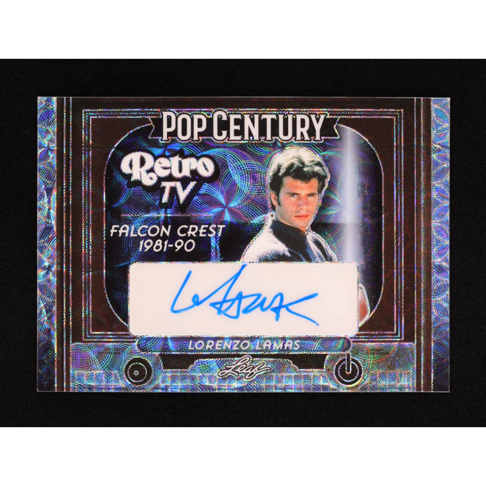 Lorenzo Lamas 2024 Leaf Pop Century Metal Retro TV Autographs ...