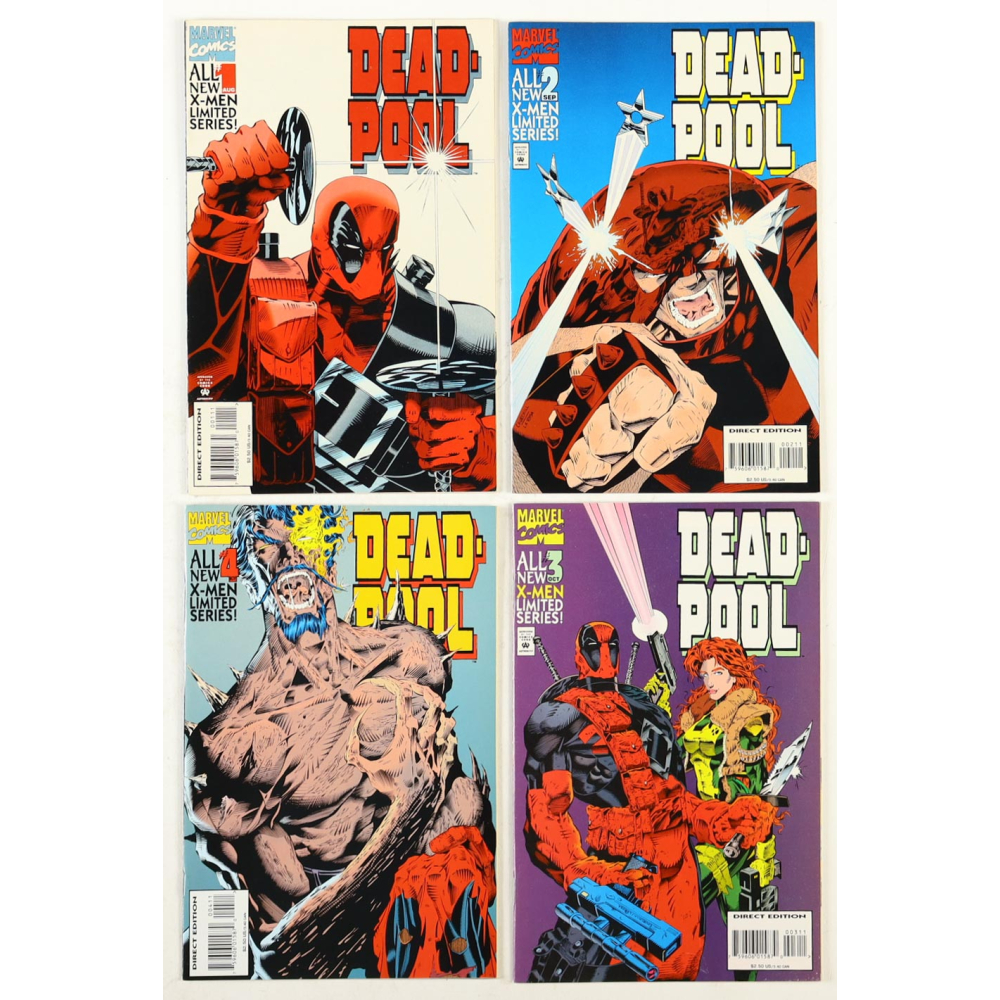 Complete Set of (4) 1994 "Deadpool: X-Men Limited Series" Issue #1-4 ...