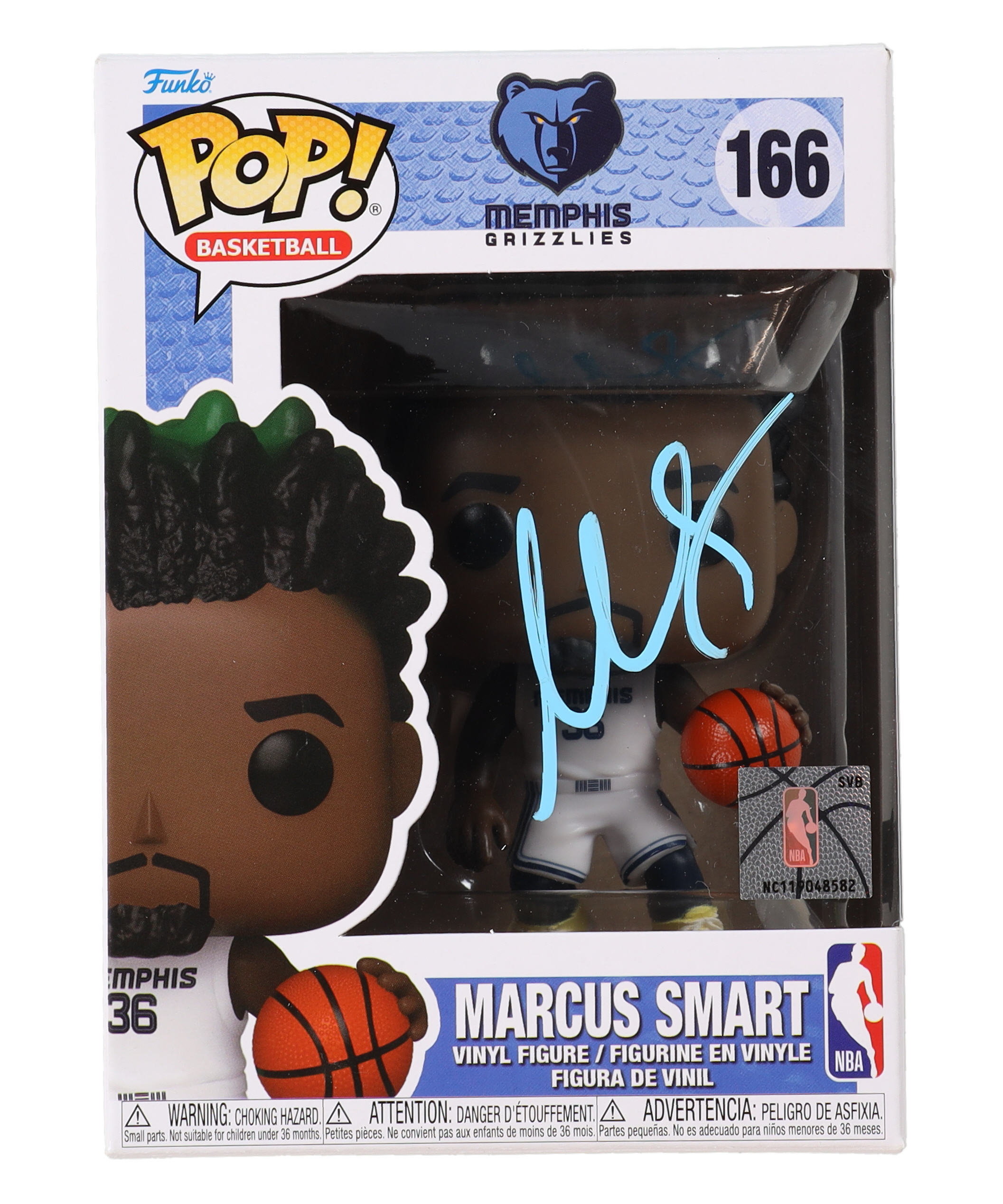 Marcus Smart Signed "Memphis Grizzlies" #166 Funko Pop! (Beckett ...