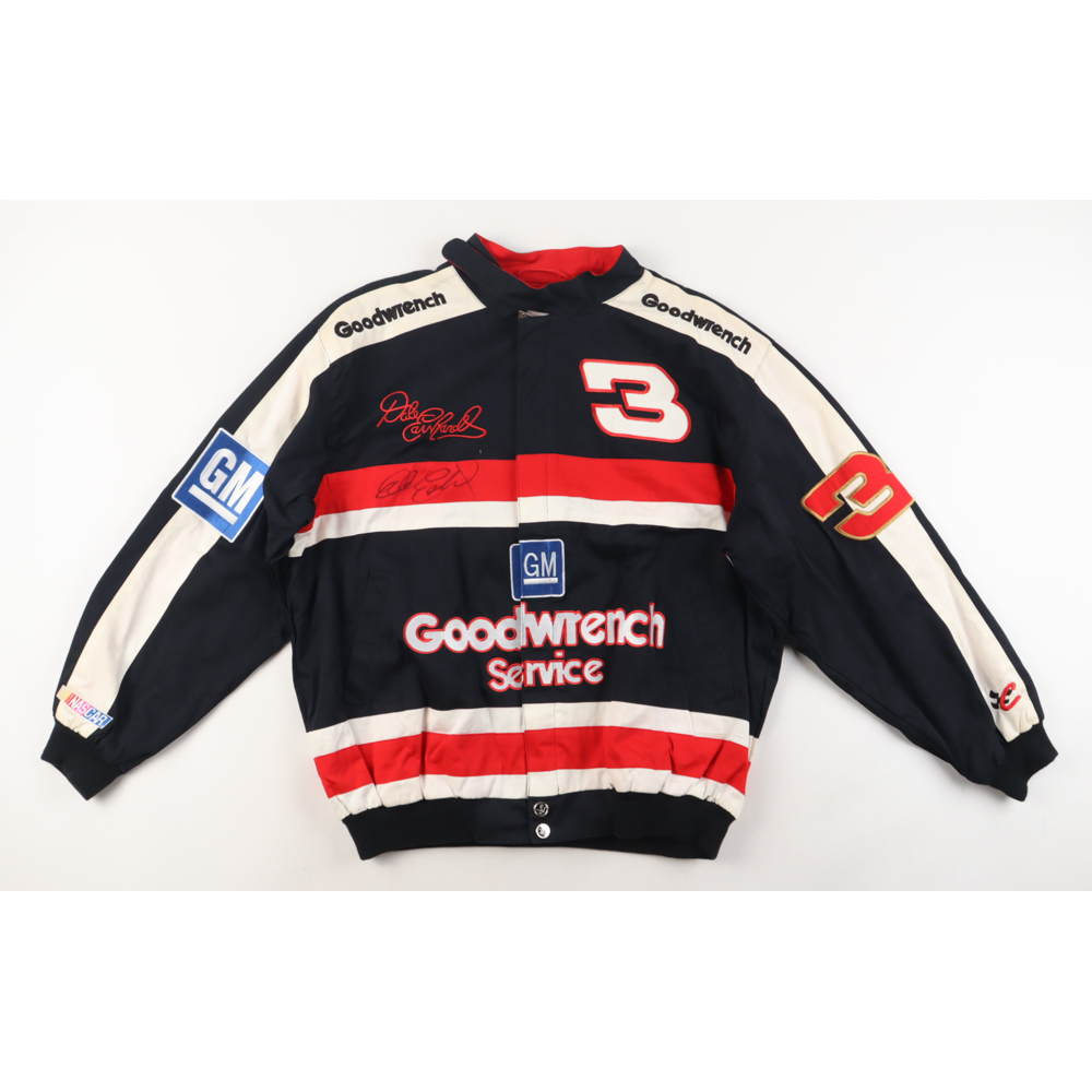 Dale Earnhardt Sr. Signed Goodwrench NASCAR Jacket (Beckett) | Pristine ...