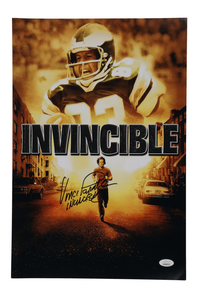 Vince Papale Signed "Invincible" Movie Poster Photo Inscribed ...