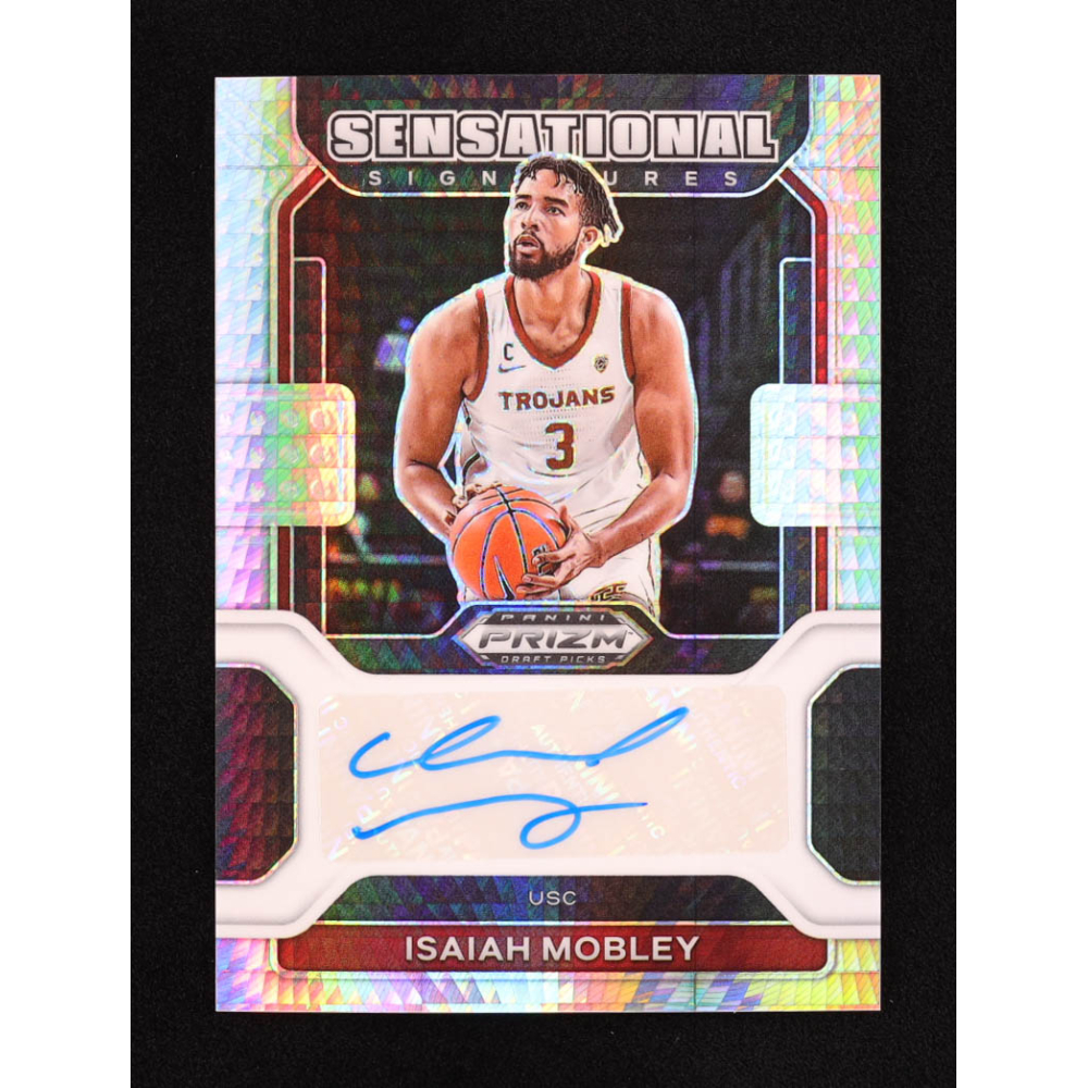 Isaiah Mobley 2022-23 Panini Prizm Draft Picks Sensational Signatures ...