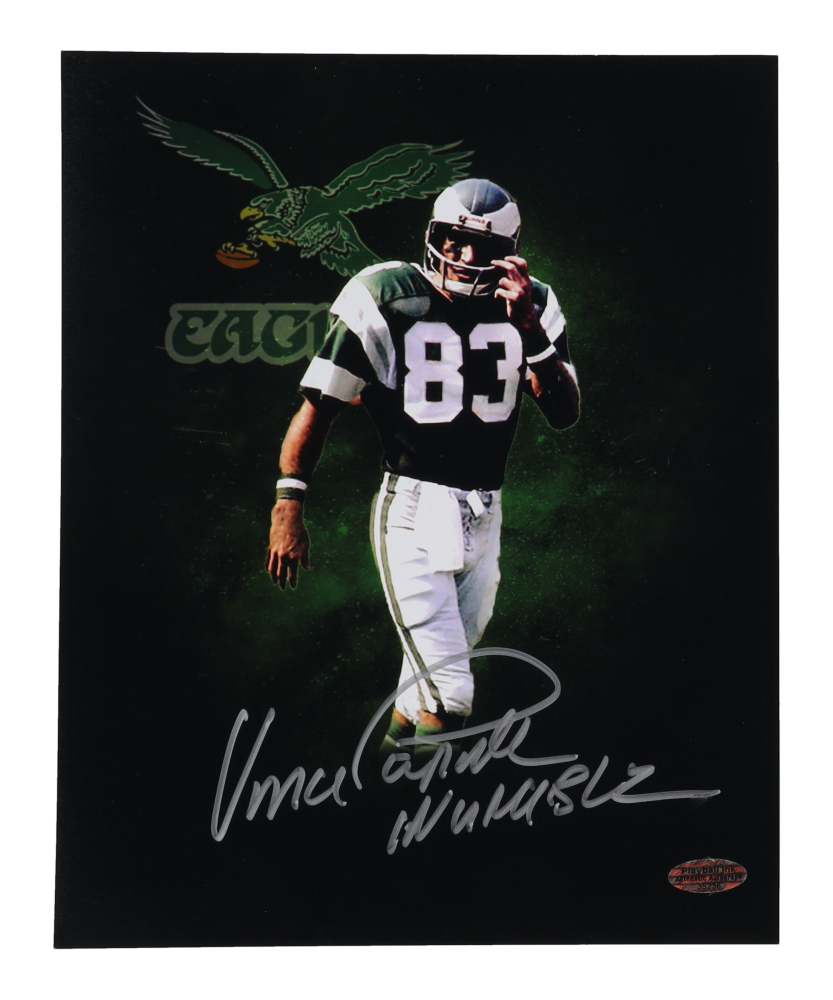 Vince Papale Signed Eagles 8x10 Photo Inscribed "Invincible" (Playball ...