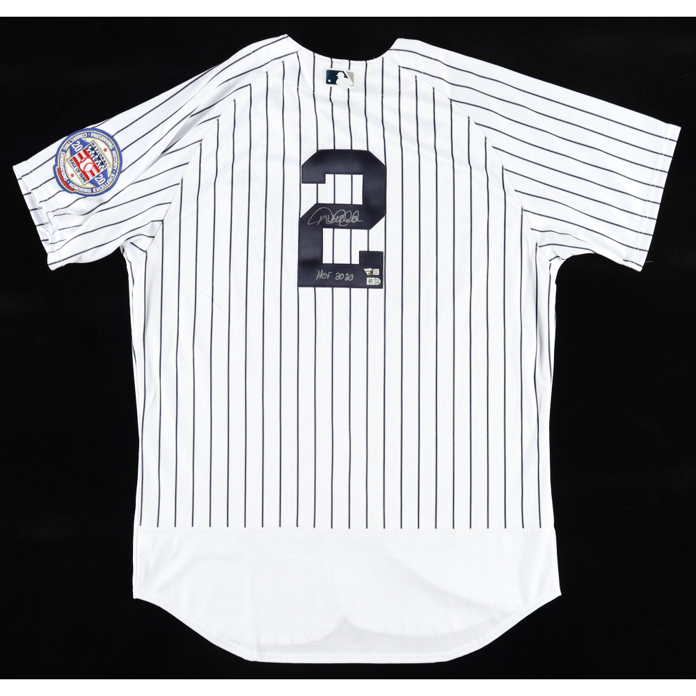 Derek Jeter Signed Yankees Authentic Nike Jersey Inscribed "HOF 2020 ...
