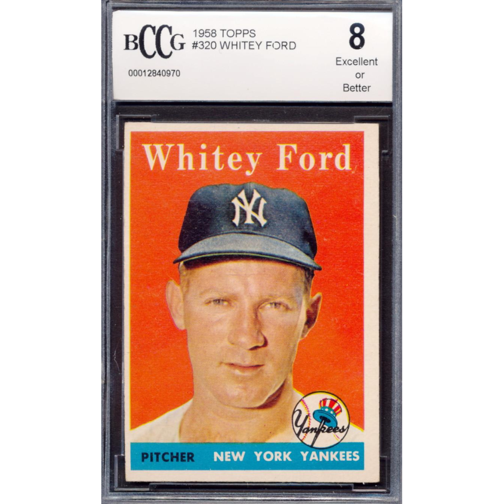Whitey Ford 1958 Topps #320 (BCCG 8) | Pristine Auction