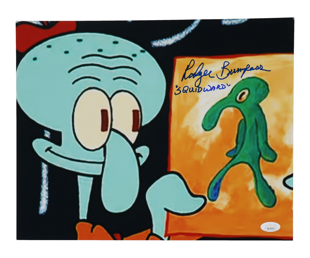 Rodger Bumpass Signed "SpongeBob SquarePants" 11x14 Photo Inscribed ...