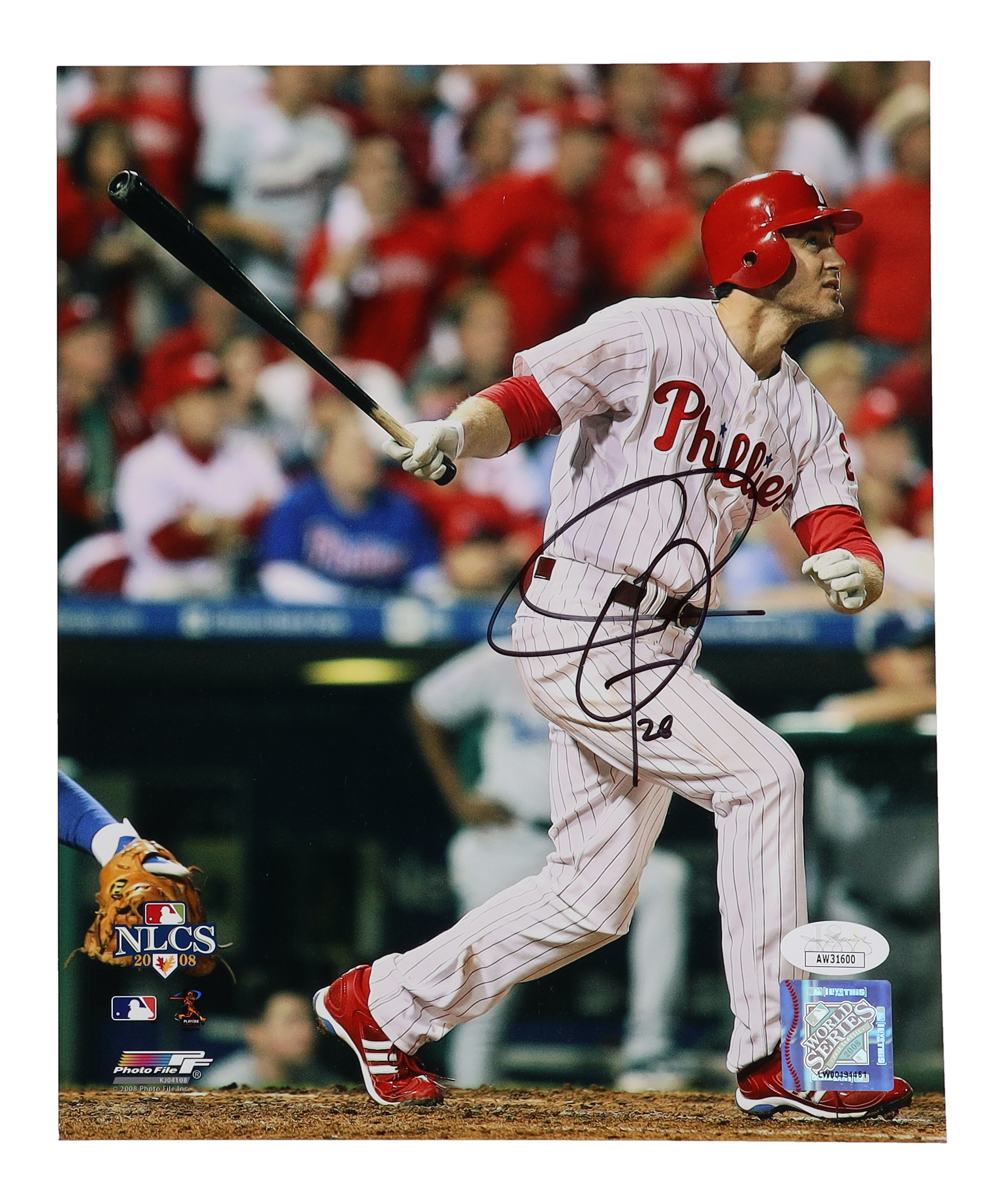 Chase Utley Signed Phillies 8x10 Photo (JSA) | Pristine Auction