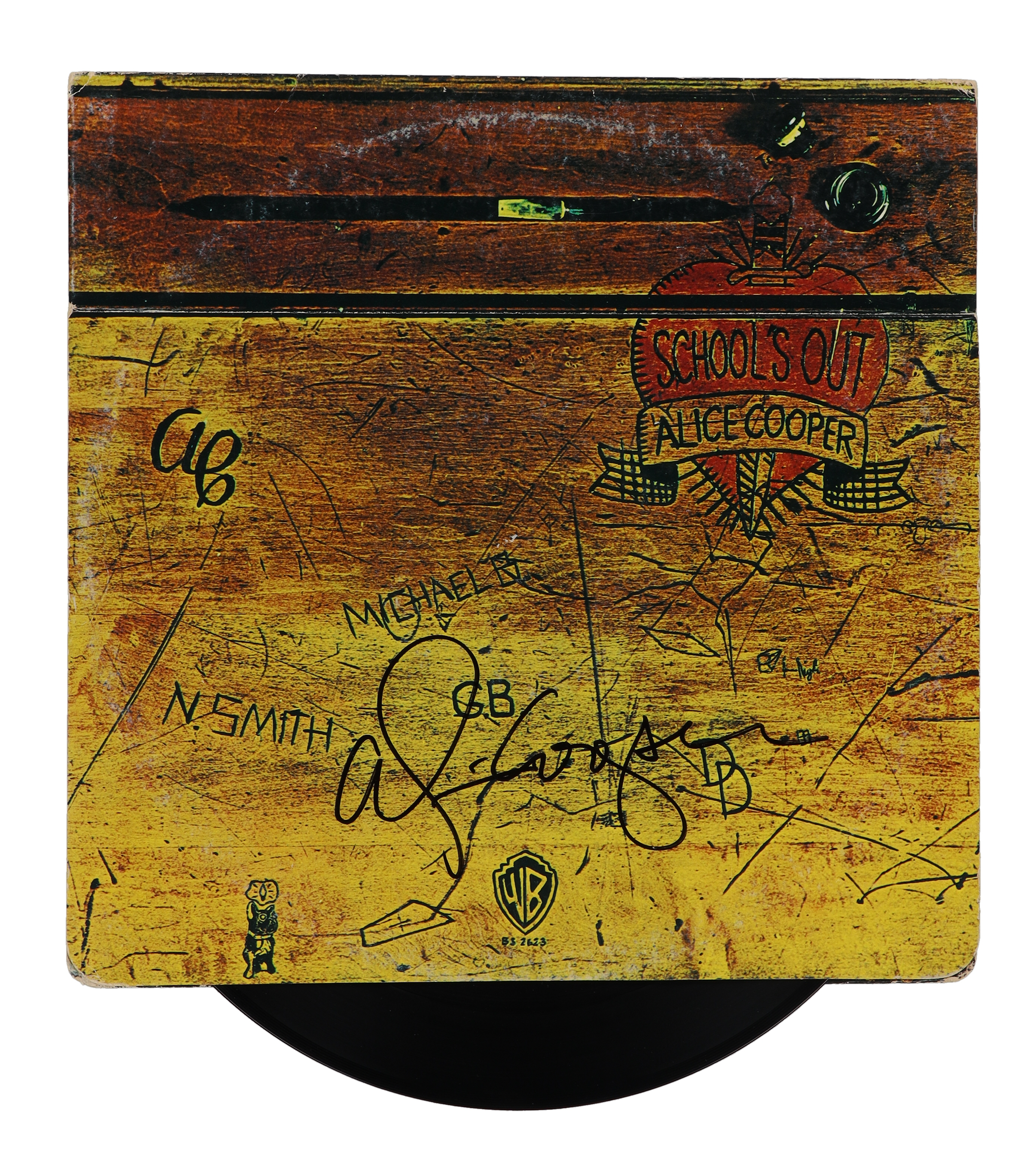 Alice Cooper Signed "School's Out" Vinyl Record Album (Beckett ...