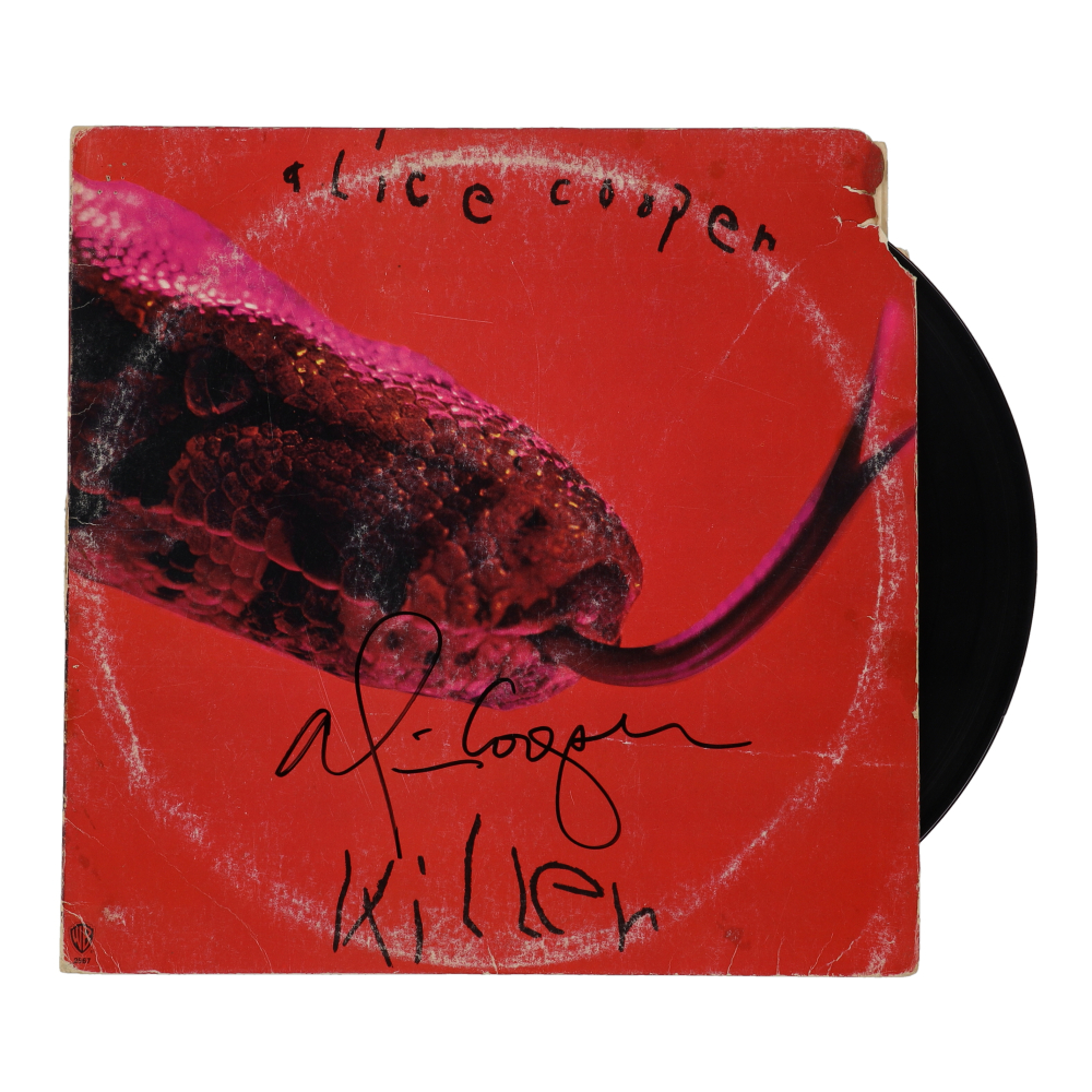 Alice Cooper Signed "Killer" Vinyl Record Album (Beckett) | Pristine ...