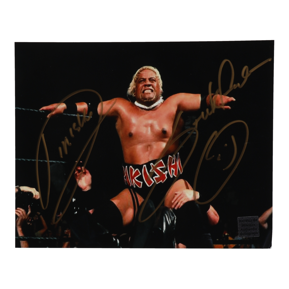 Rikishi Signed WWE 8x10 Photo Inscribed "Stink Face" with Hand-Drawn Sketch (Playball Ink ...