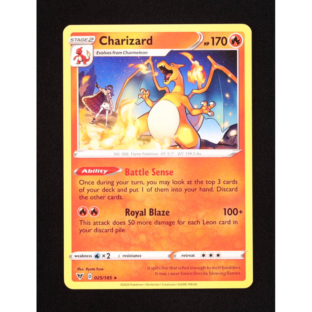 Charizard 2020 Pokemon Sword and Shield Vivid Voltage #25 | Pristine ...