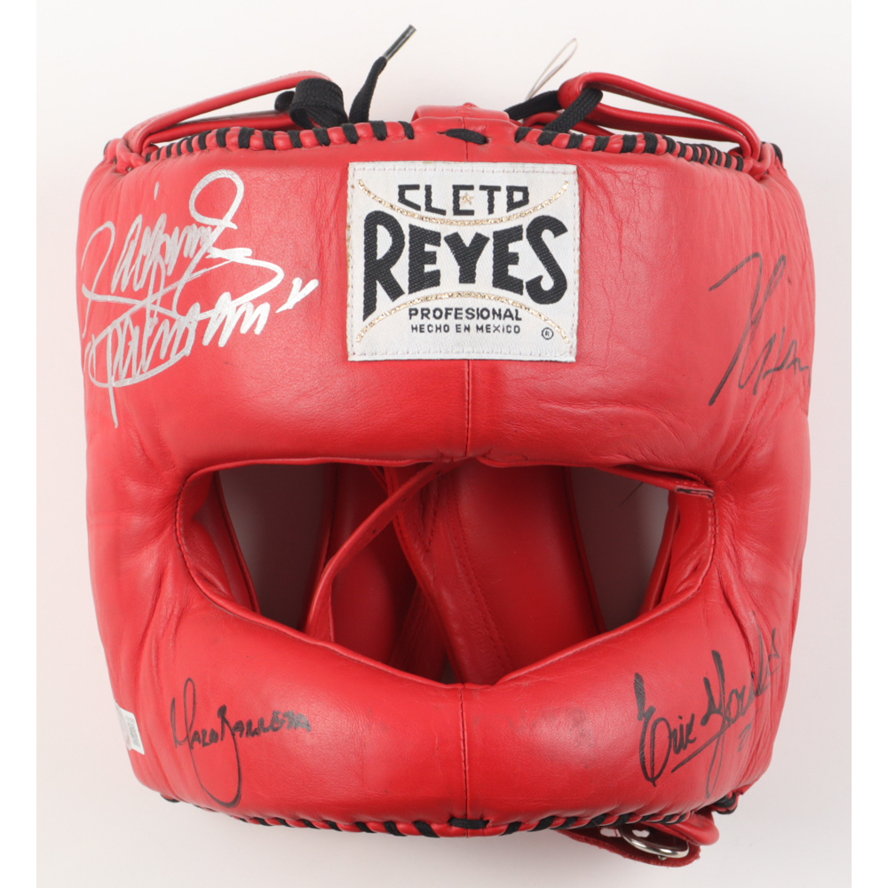 Cleto Reyes Head Gear Signed By (4) With Julio Cesar Chavez, Marco ...